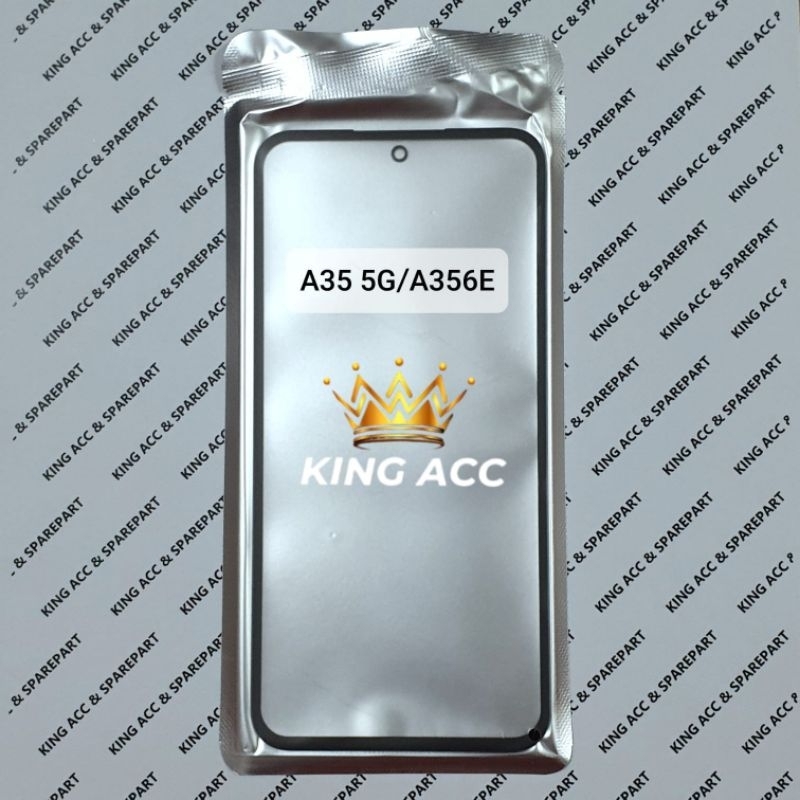 Jual KACA GLASS LCD PLUS LEM OCA SAMSUNG GALAXY A35 5G / A356E BLACK | Shopee Indonesia