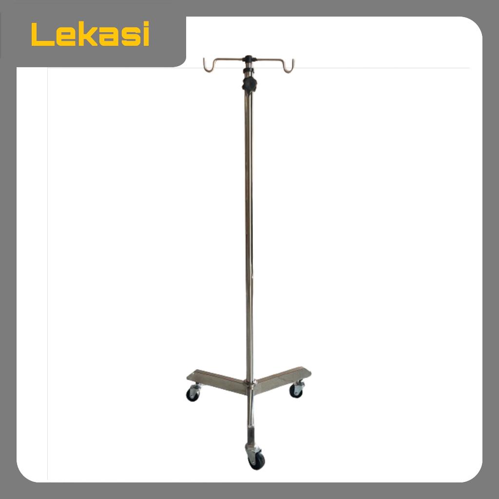 Jual Tiang Infus Stainless Steel Kaki 3 / Standar Infus Full Stainless ...
