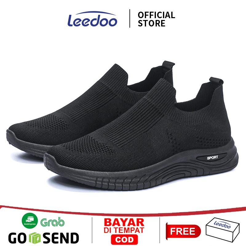 Jual Leedoo Sepatu Pria Ringan Slip On Pria Casual Sneakers Cowok Shoes ...