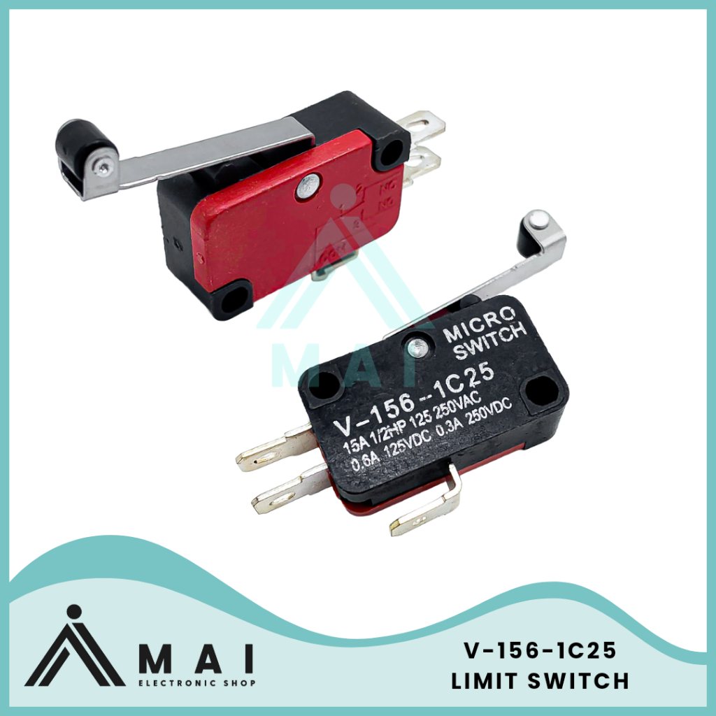 Jual Limit Switch V-156-1C25 Micro Swicth With Roll | Shopee Indonesia