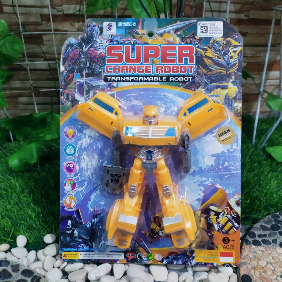 Jual Mainan anak super change robot Bumblebee jadi mobil - FIGURE ...