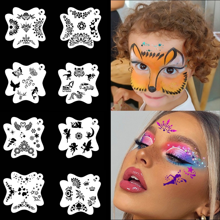 Jual Face Painting Template Lukisan Wajah Untuk Dewasa Dan Anak-Anak ...