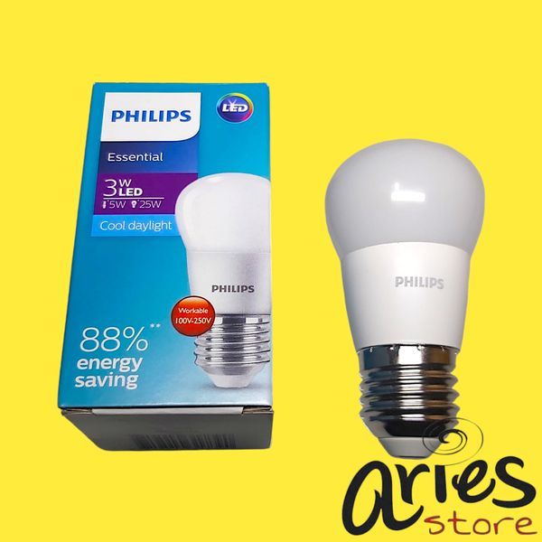 Jual LED PHILIPS ESSENTIAL LED BULB 3 WATT | Shopee Indonesia