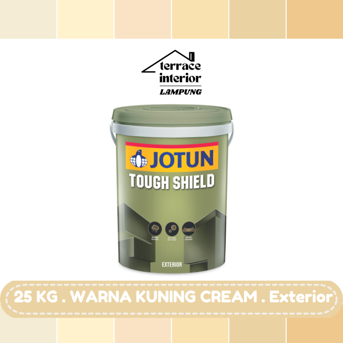 Jual Cat Tembok Tough Shield Jotun warna Kuning Cream 25 kg | Shopee ...