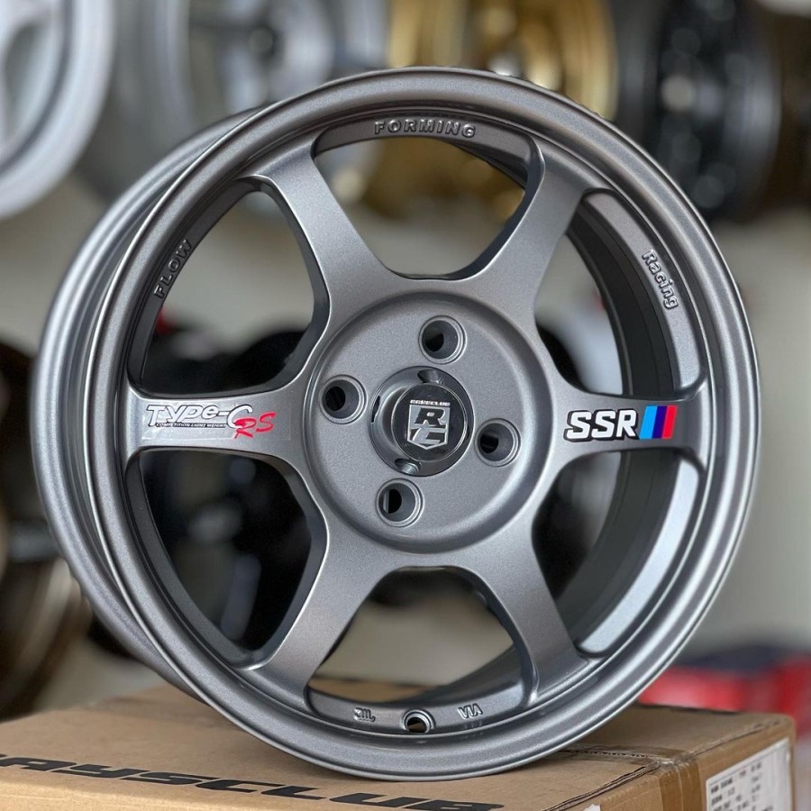 Jual velg ring 15 SSR TYPE C FLOW FORMING velg mobil r15 brio sigra calya | Shopee Indonesia