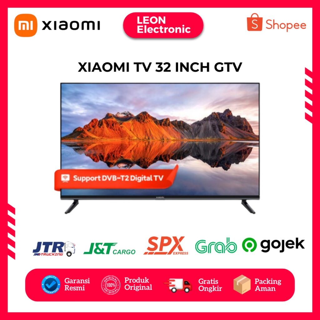 Jual Xiaomi TV 32 Inch GTV Smart TV Digital Bezelles | Shopee Indonesia