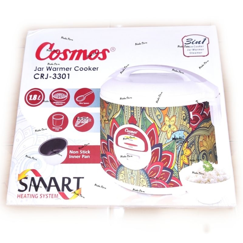 Jual Cosmos CRJ-3301 Rice Cooker Penanak Nasi Magic Com 1.8 L | Shopee ...