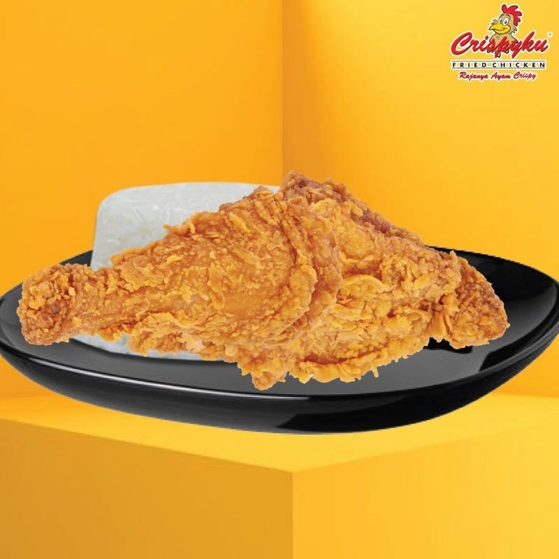 Jual 10 paket ayam nasi crispyku fried chicken ayam dada paha atas paha ...
