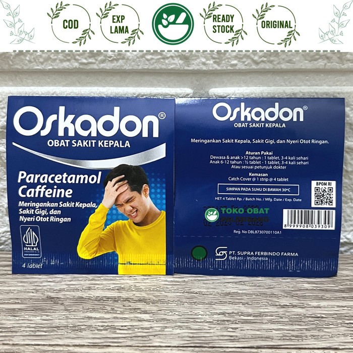 Jual Oskadon Tablet 50 Strip Per Box | Shopee Indonesia