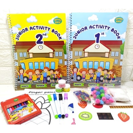 Jual PAKET BUKU AKTIVITAS ANAK PAUD / Buku wipe and clean / buku ...