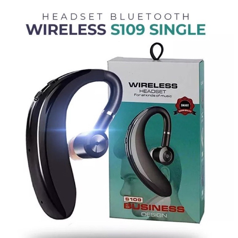 Jual Hf Headseat S109 / Headset Bluetooth Single Earphone Original 180 ...