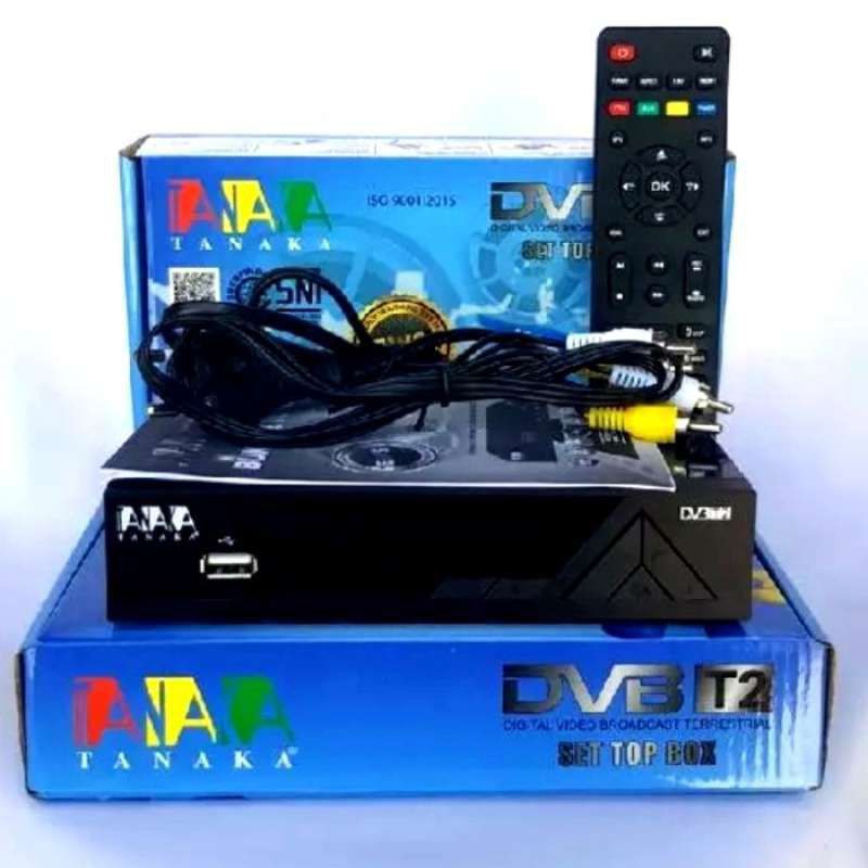 Jual TANAKA SET TOP BOX T2 NEW STB TANAKA DIGITAL RECEIVER UNTUK TV LCD ...
