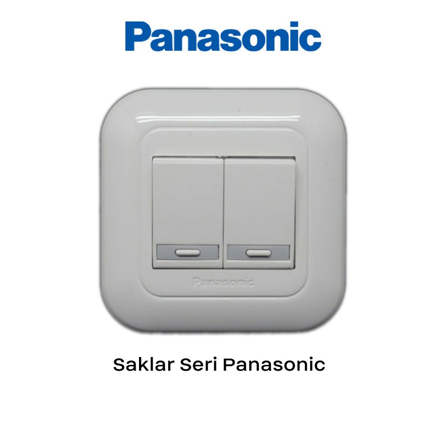 Jual Panasonic Saklar Seri Wide Series Saklar Double WEJ5531 | Shopee ...