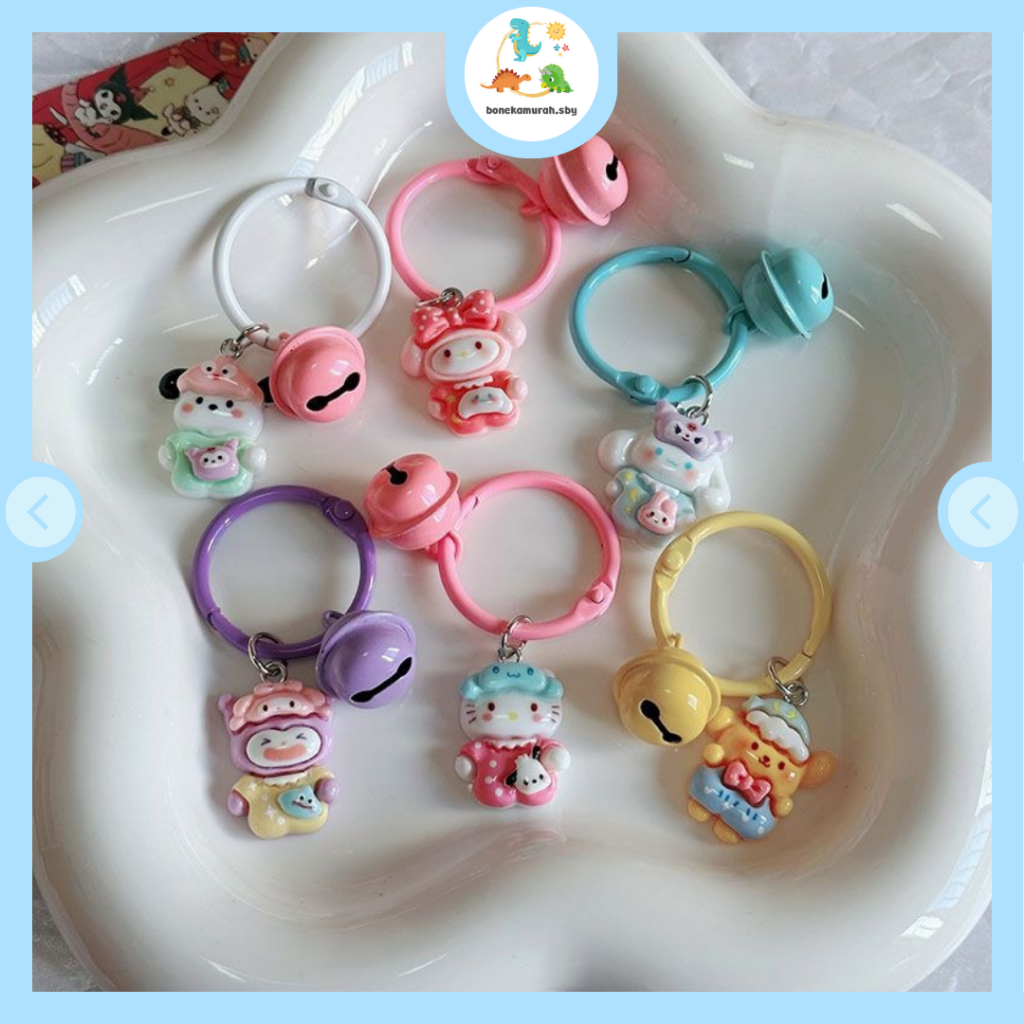 Jual Gantungan Kunci Akrilik Liontin Ring Sanrio Cinnamoroll Kuromi ...