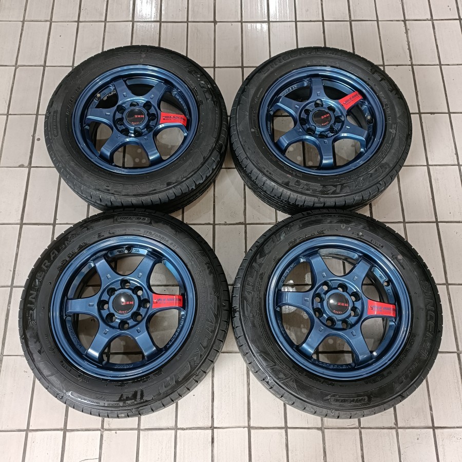 Jual Velg Mobil Second Te37 Ring 14 Lebar 5.5 pcd 4x100/114.3 + Ban 175 ...