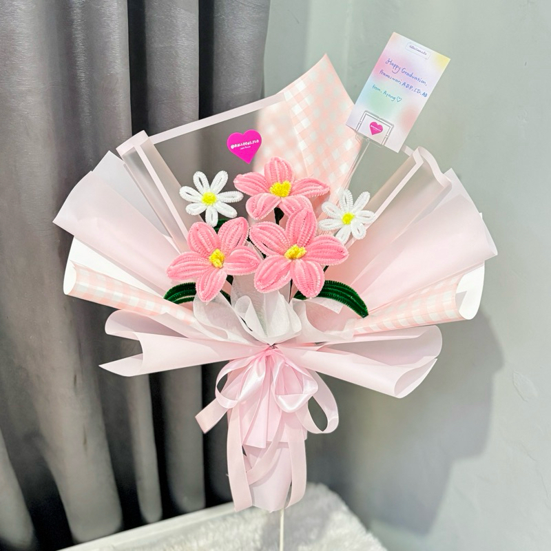 Jual Small Lily Pipe | Bucket Bunga Kawat Bulu | Shopee Indonesia