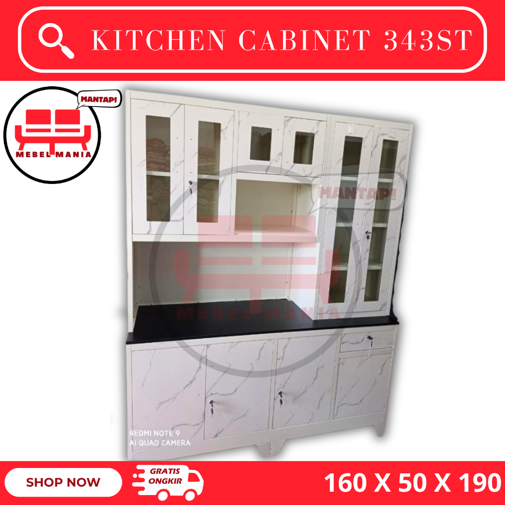 Jual Kitchen Cabinet Besi - Kitchen Set Besi - Lemari Dapur Besi ...
