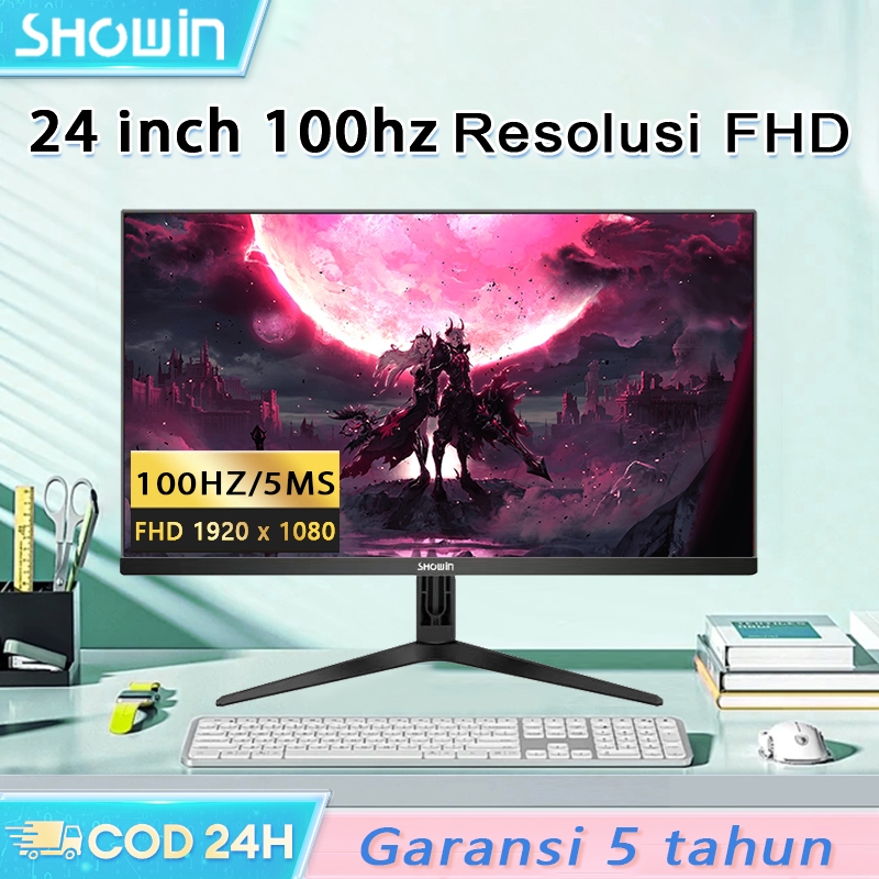 Jual SHOWIN Monitor A24F/A24K 24 Inch Monitor Panel IPS HDMI / VGA ...