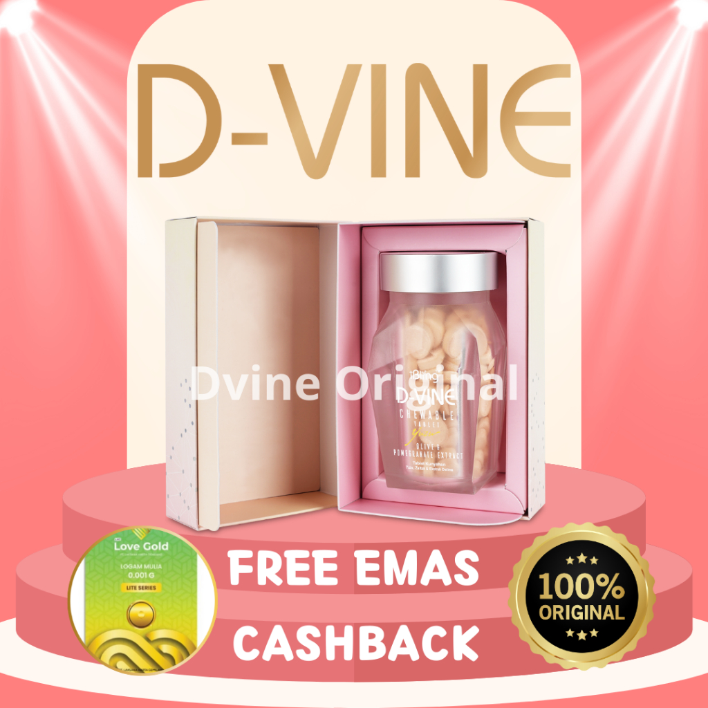 Jual D VINE DVINE Collagen Candy Isi 60 Tablet Di Jamin Asli Original ...