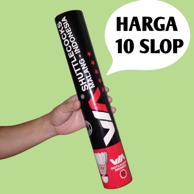Jual 10 SLOP AW SHUTTLECOCK / KOK BADMINTON / BULUTANGKIS 12pcs ...