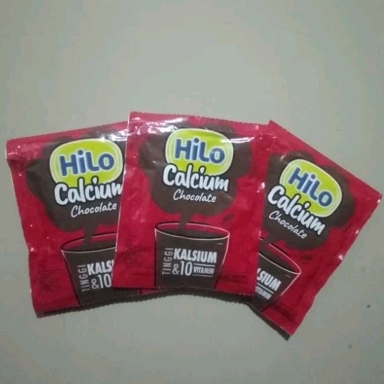 Jual Hilo Calcium Susu Bubuk Rasa Chocolate (10 Sachet / Renceng ...