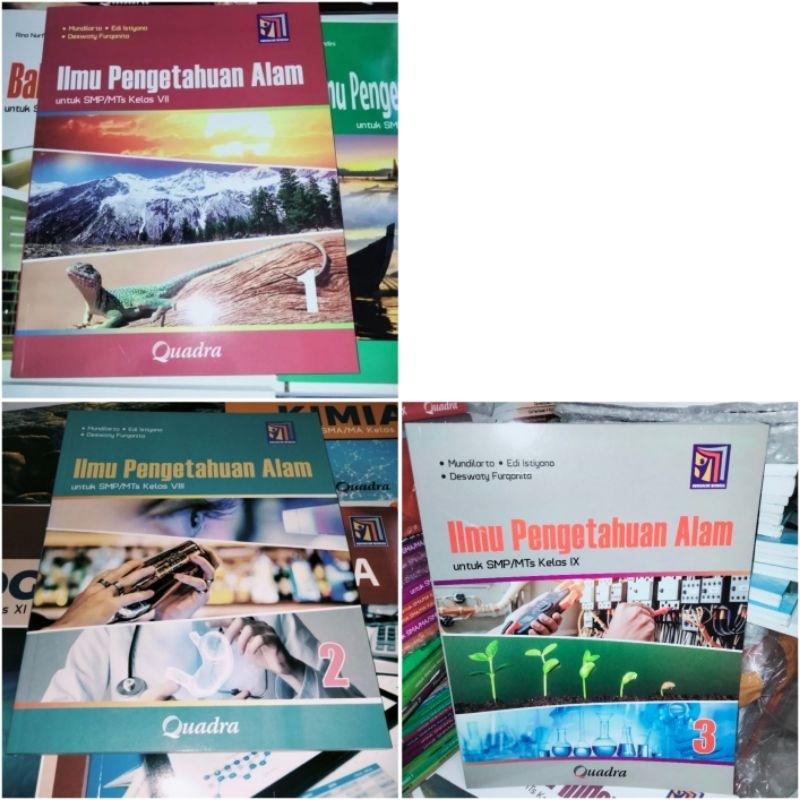 Jual Buku Paket IPA SMP Quadra Kelas 7-9 Kurikulum Merdeka | Shopee Indonesia