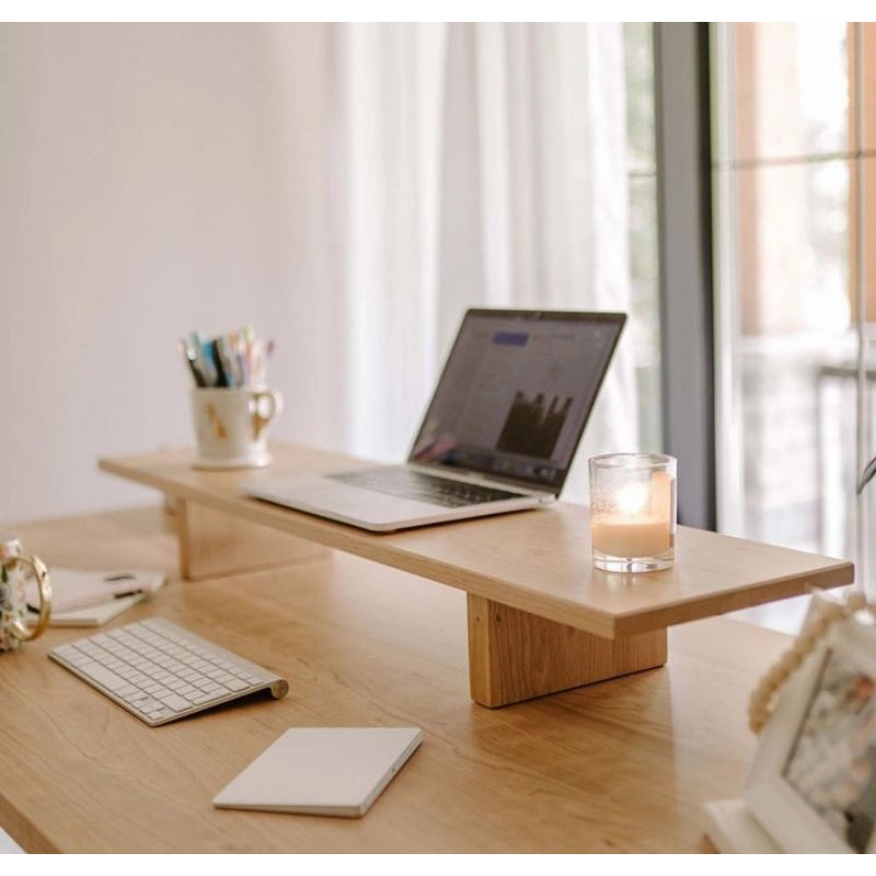 Jual Monitor raiser pc stand monitor 80x20x7 desk monitor | Shopee ...