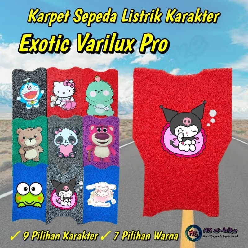 Jual Karpet Sepeda Listrik Karakter Exotic Varilux Pro | Shopee Indonesia