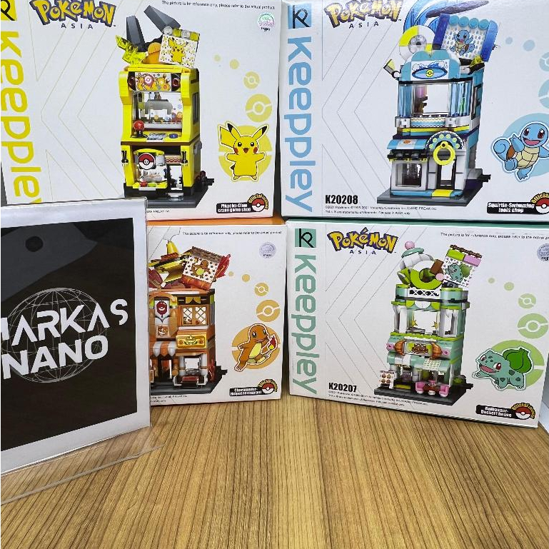 Jual Keeppley POKEMON ASIA Bricks Series Pokemon Building Pokemon House ...