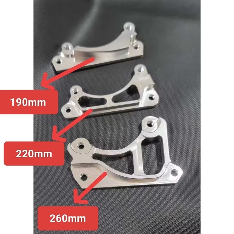 Jual breket / bracket kaliper 2p 2piston brembo / ktc variasi untuk beat scopy vario genio ...