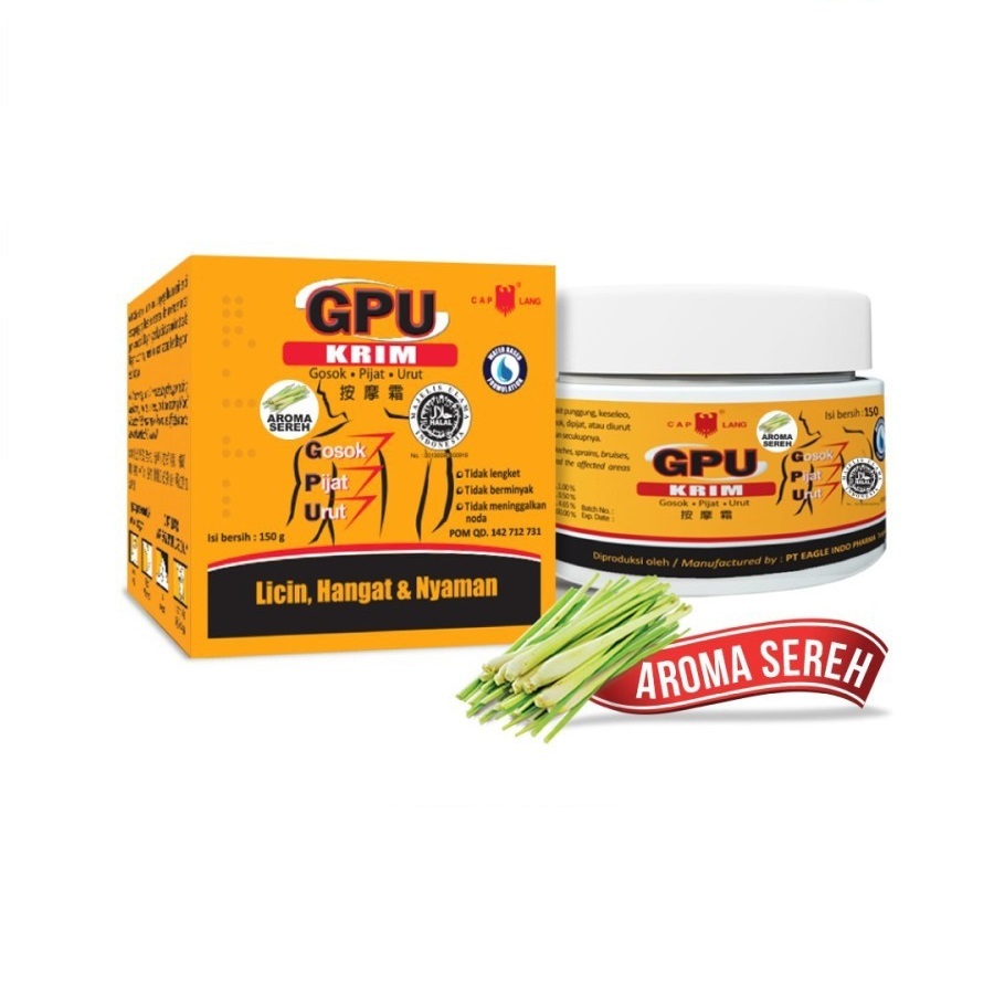 Jual GPU Cream - Krim untuk Gosok Pijat Urut [BOGOR] | Shopee Indonesia