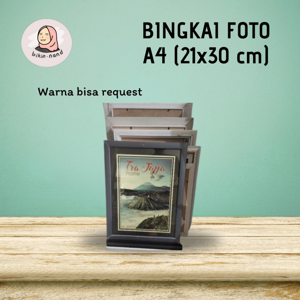 Jual Bingkai Foto ukuran A4 - 21x30 cm (PROSES KILAT) (TANPA MINIMUM PEMESANAN) | Shopee Indonesia