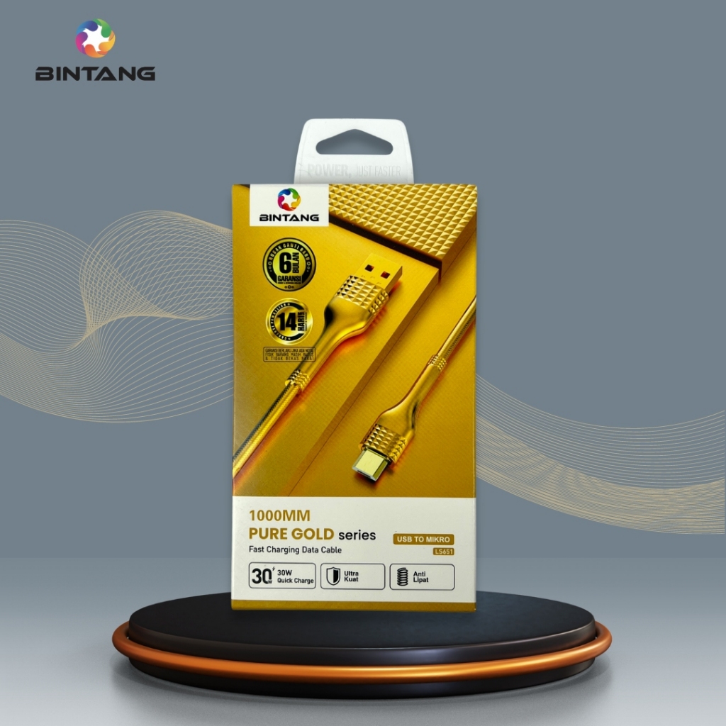 Jual KABEL DATA USB TO MIKRO BINTANG 1M LS651 | Shopee Indonesia