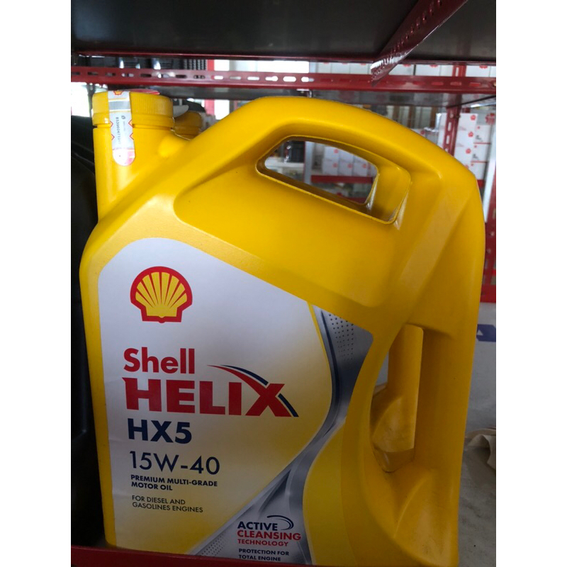 Jual Oli Shell Helix HX5 SAE 15w-40 (4L) | Shopee Indonesia