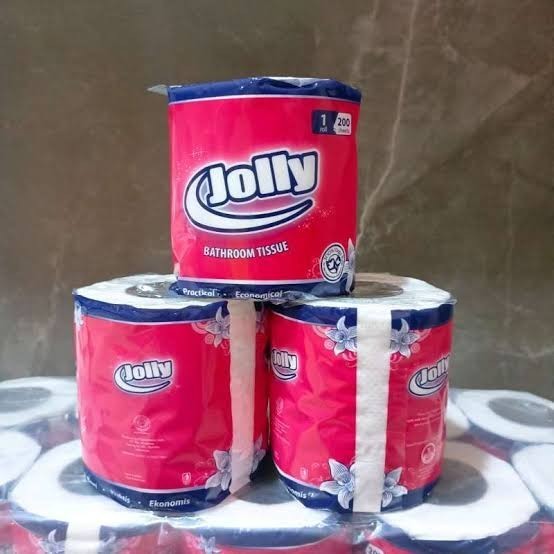 Jual Tissue toilet jolly roll 10 roll isi 200 per sheet tisu toilet ...
