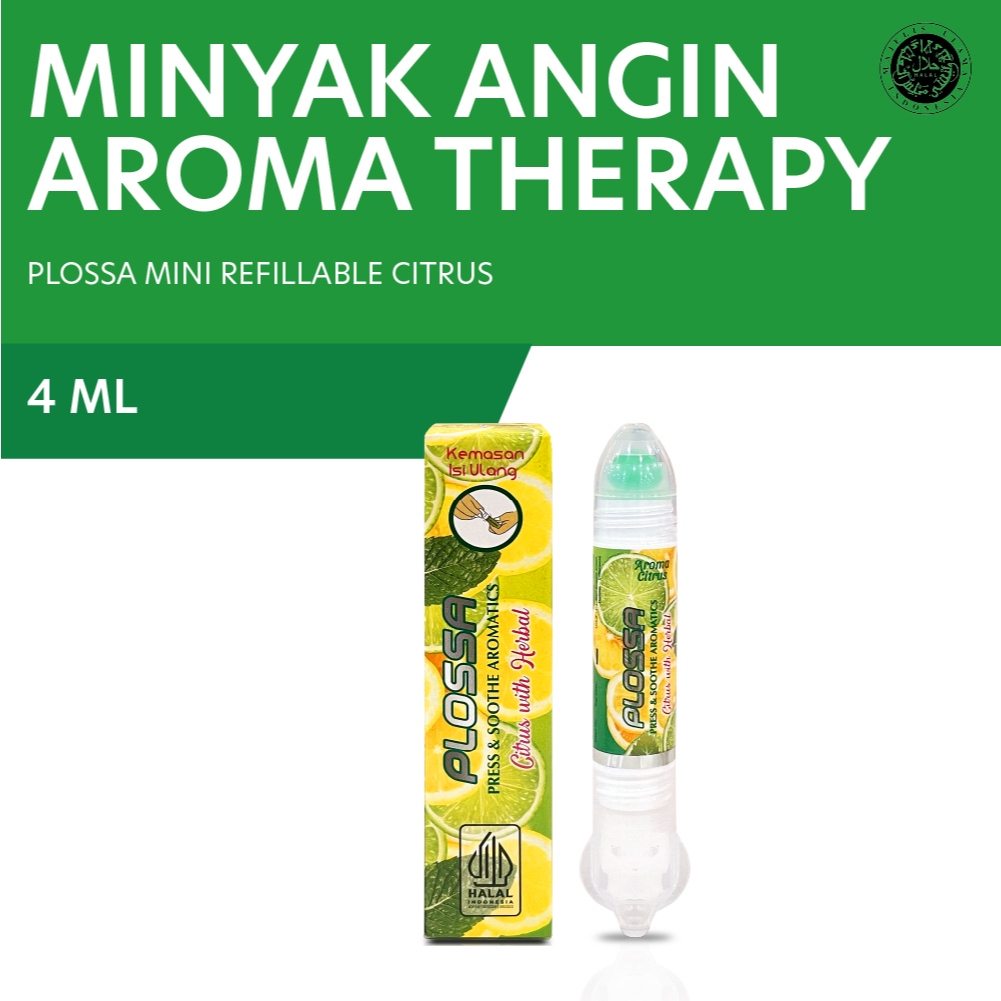 Jual PLOSSA MINI REFILLABLE CITRUS 4 ML | Shopee Indonesia