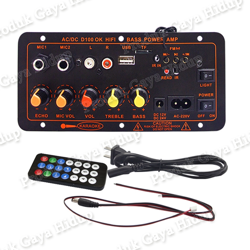 Jual D100 Penguat Audio Amplifier Mobil Subwoofer Mobil Amplifier ...