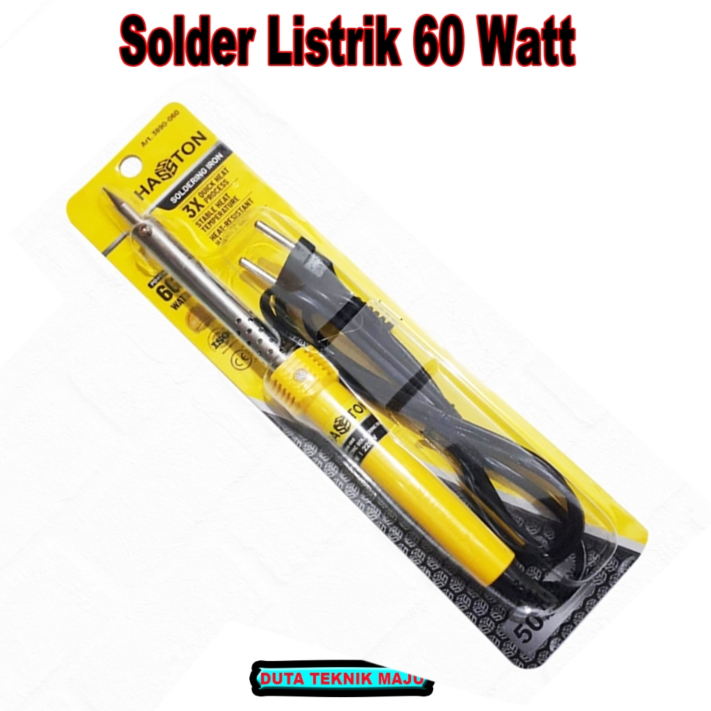 Jual Alat Solder 60w Solder Listrik 60 watt Cepat Panas Alat Patri Merk ...