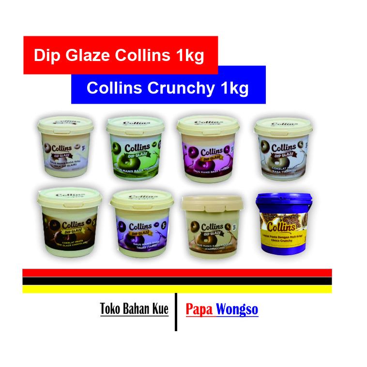Jual Collins Crunchy 1kg | Collins Dip Glaze - COD | Shopee Indonesia