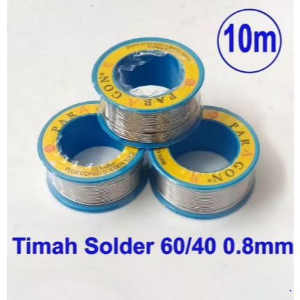 Jual Timah Paragon 10 Meter Tenol Solder Timah Solder | Shopee Indonesia