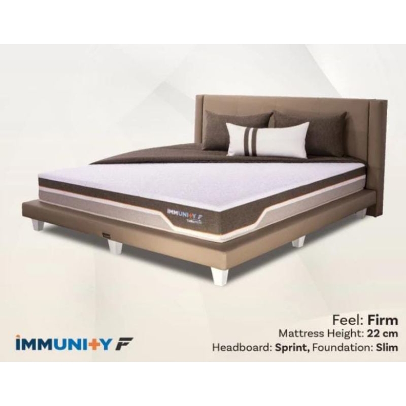 Jual SPRING BED IMMUNITY ELEGAN KASUR BED MINIMALIS SPRING BED ...