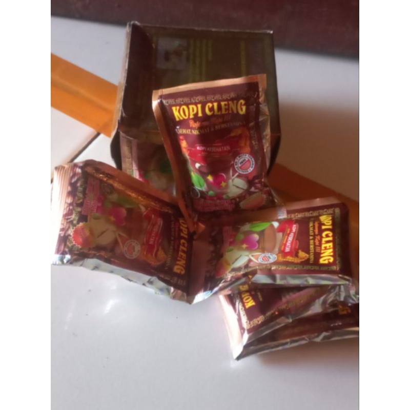 Jual 1box isi 10 sachet bubuk kopi dari Clong cling | Shopee Indonesia
