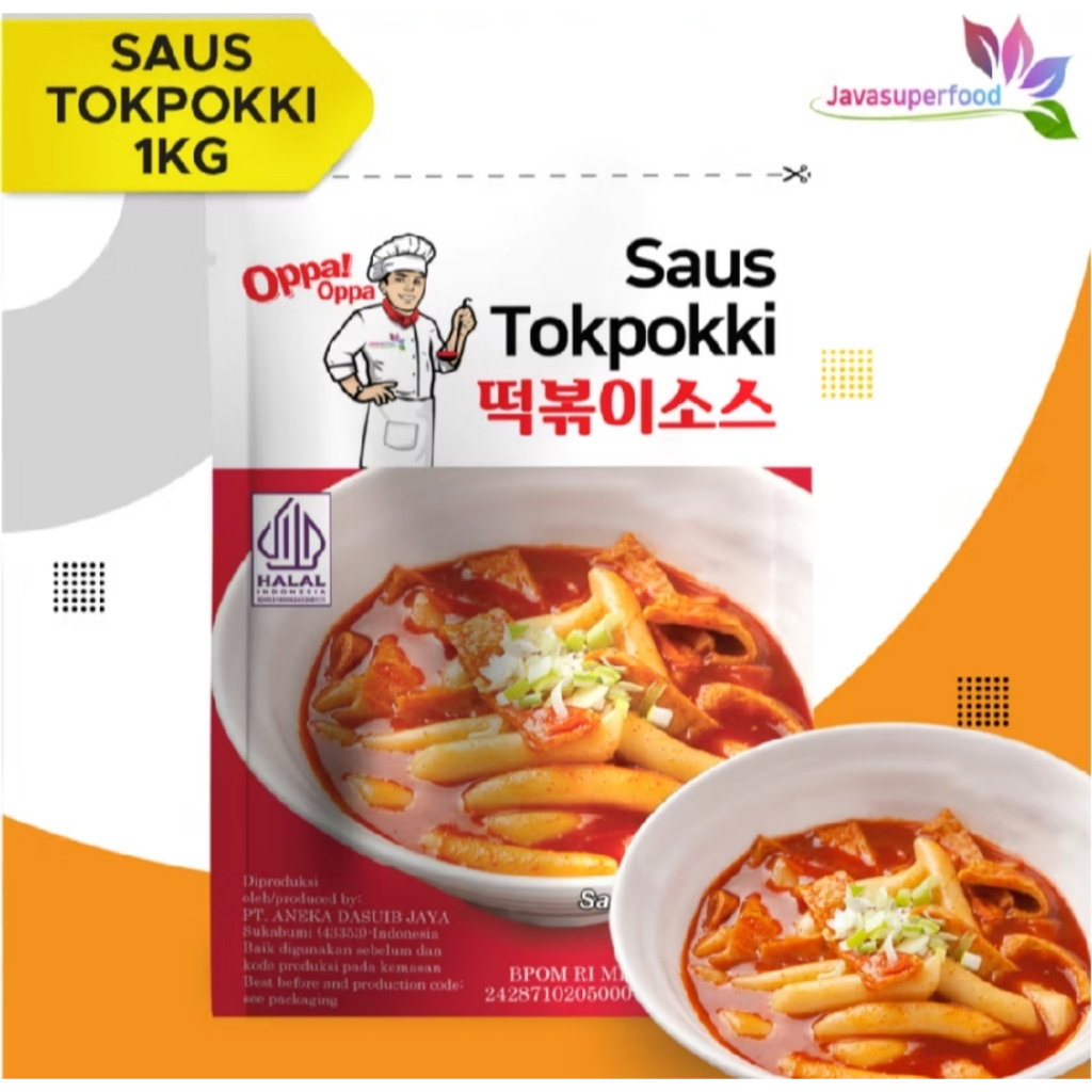 Jual Saus Tokpokki Tokpoki Topoki - Korean Tteokbokki Sauce - 1kg ...