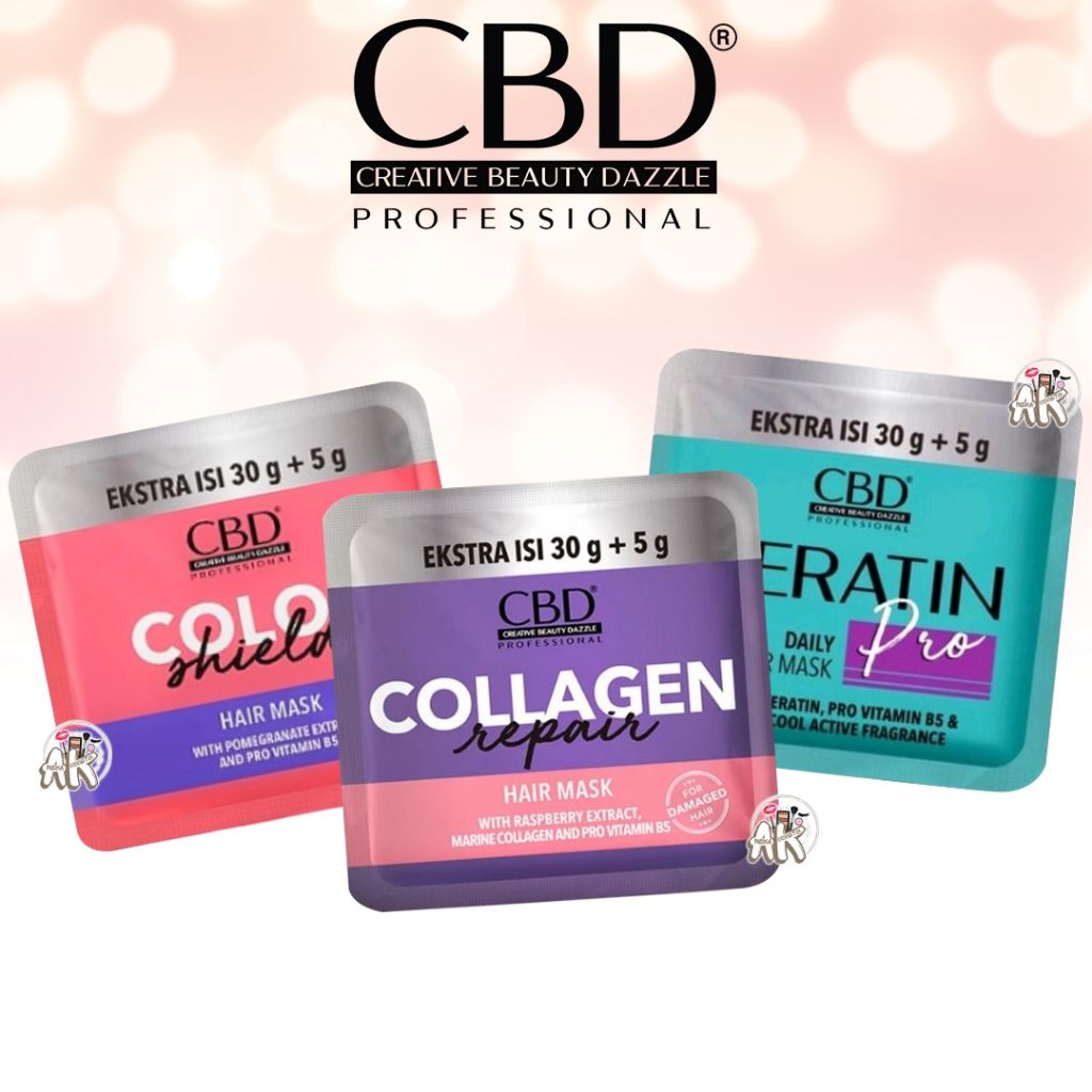 Jual CBD HAIR MASK SERIES ( MASKER RAMBUT KERATIN / COLOR SHIELD ...