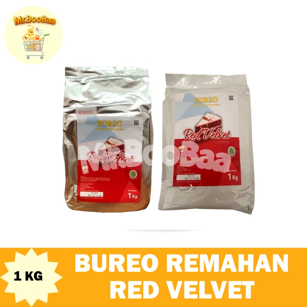 Jual BUREO (RED VELVET) CRUMBLE KASAR / HALUS 1 KG | Shopee Indonesia
