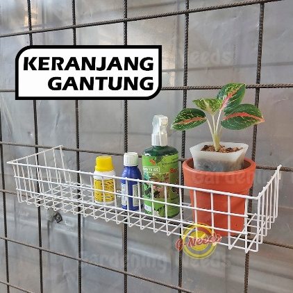 Jual Keranjang Besi Wall Grid Rak Besi Gantung Ram Besi Aksesoris ...