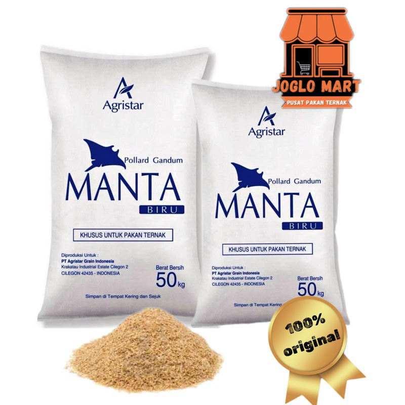 Jual polar gandum cap manta biru,// kemasan 1kg-10kg | Shopee Indonesia