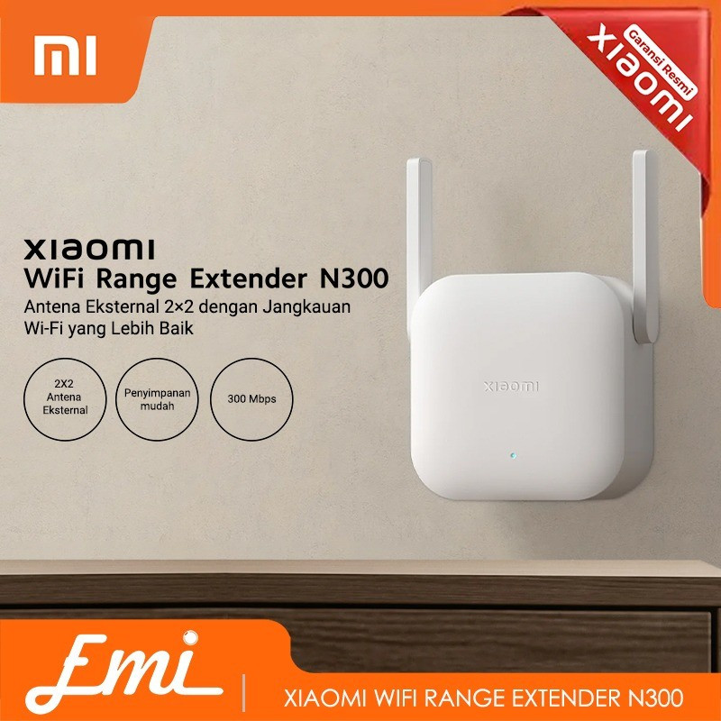 Jual Mi Wifi Range Extender N300 Antena Eksternal 2x2 Penguat Sinyal ...