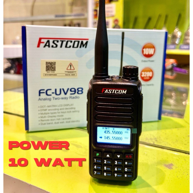 Jual HT Fast com FC UV 98 dualband 10 watt | Shopee Indonesia