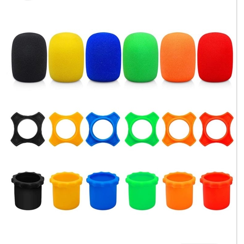 Jual 1 Set Ring Mic Karet Cincin Gelang Pelindung Microphone /Busa ...